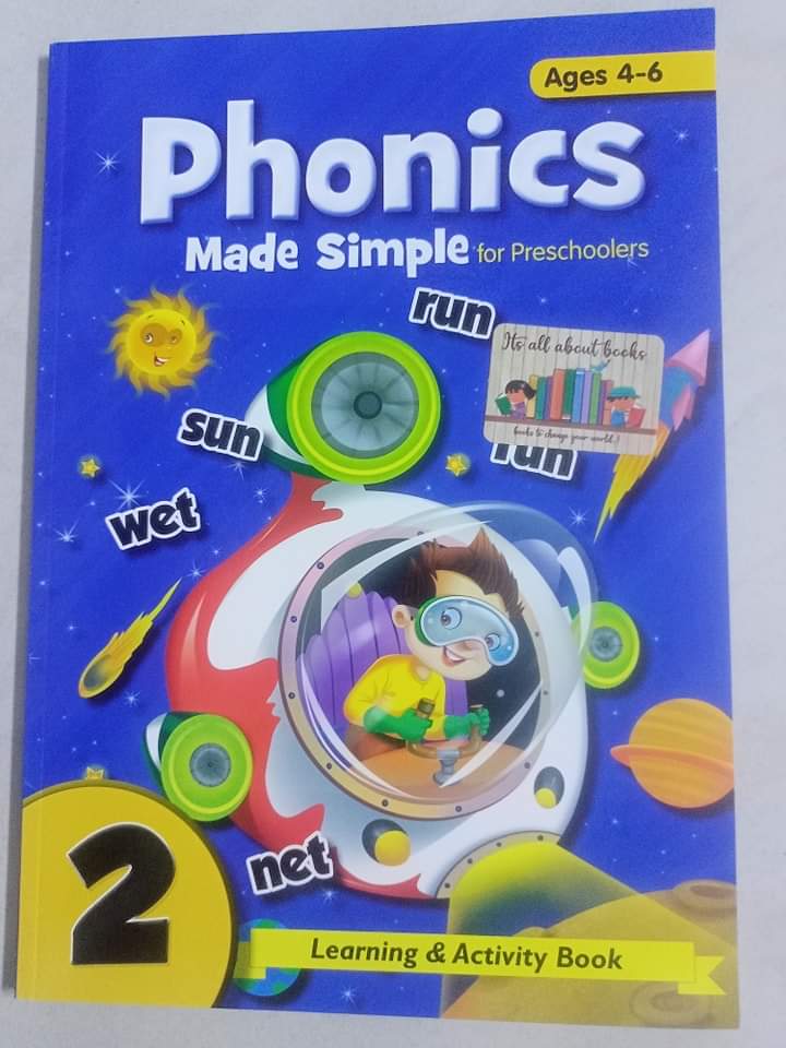 PHONICS MADE SIMPLE FOR PRESCHOOLERS BOOK 2 – Its all about books pk