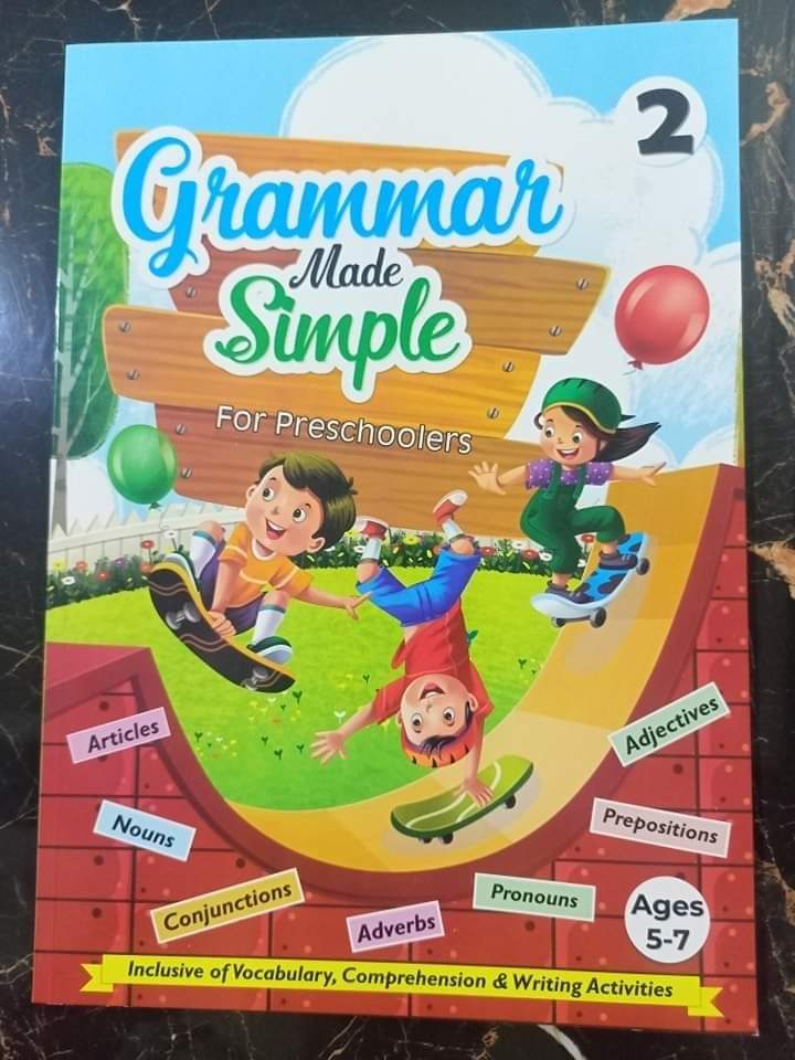 GRAMMAR MADE SIMPLE FOR PRESCHOOLERS BOOK 2 – Its all about books pk